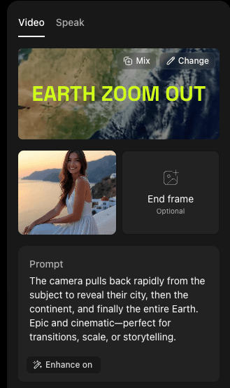 How to Create AI Earth Zoom Effect | higgsfield AI