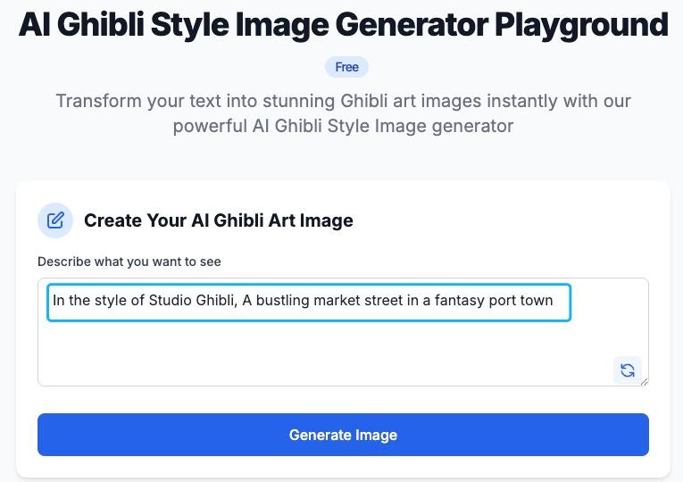 How to Create Studio Ghibli Style AI Images for Free